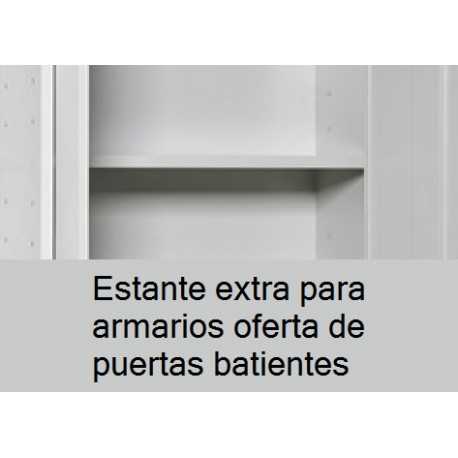 Estantes extra armario de persiana en oferta | Taquillas-armarios.com